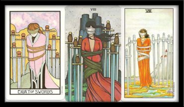 Eight of Swords Meaning in Tarot by Avia from Tarot Teachings