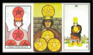 Four of Pentacles Meaning in Tarot by Avia from Tarot Teachings