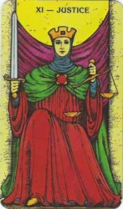 Justice Tarot Card Meanings by Avia from Tarot Teachings