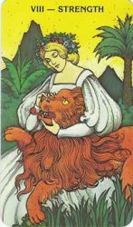 Strength Tarot Card Meanings by Avia at Tarot Teachings